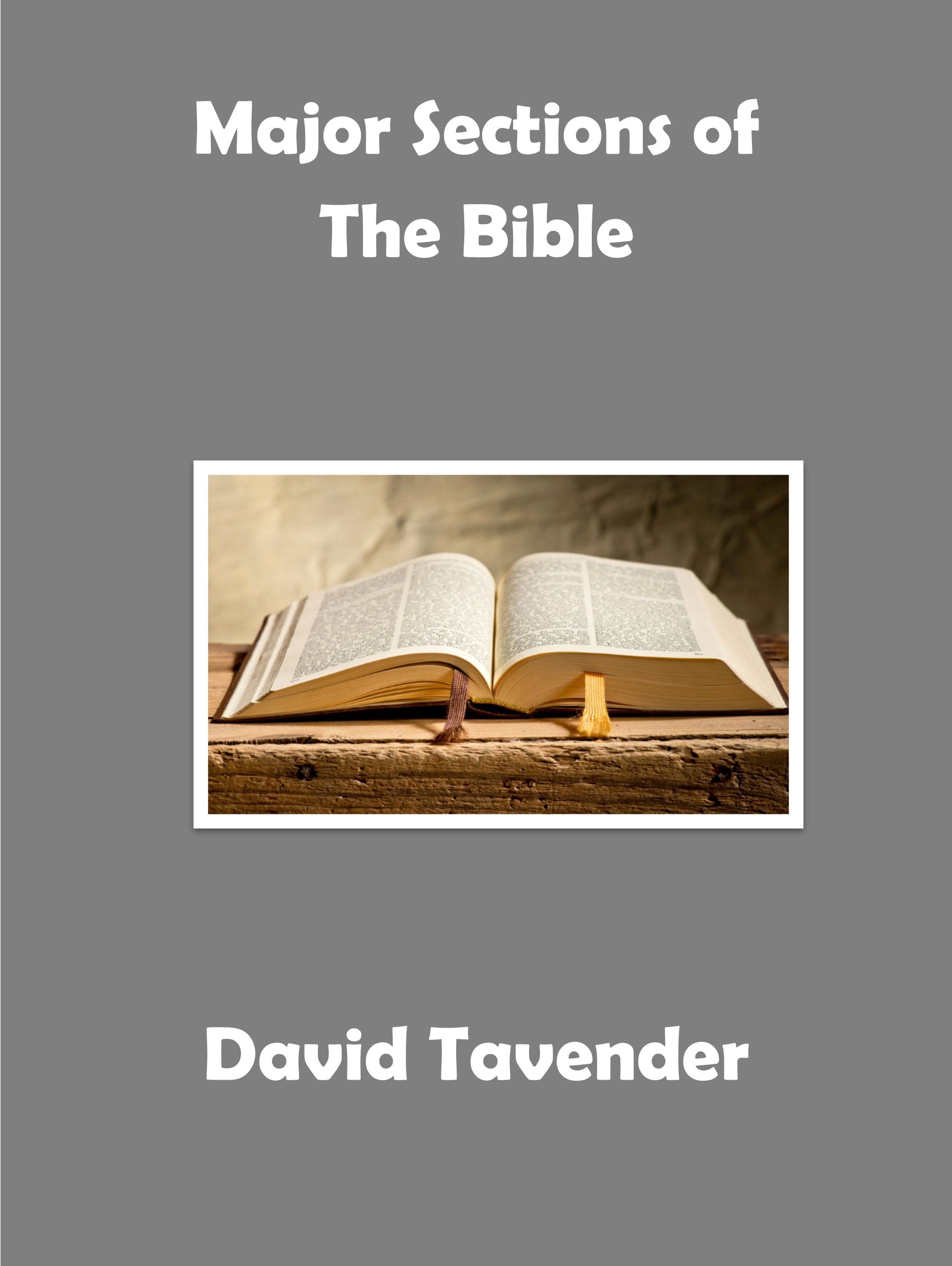 Major Sections of the Bible – The Open Bible Trust
