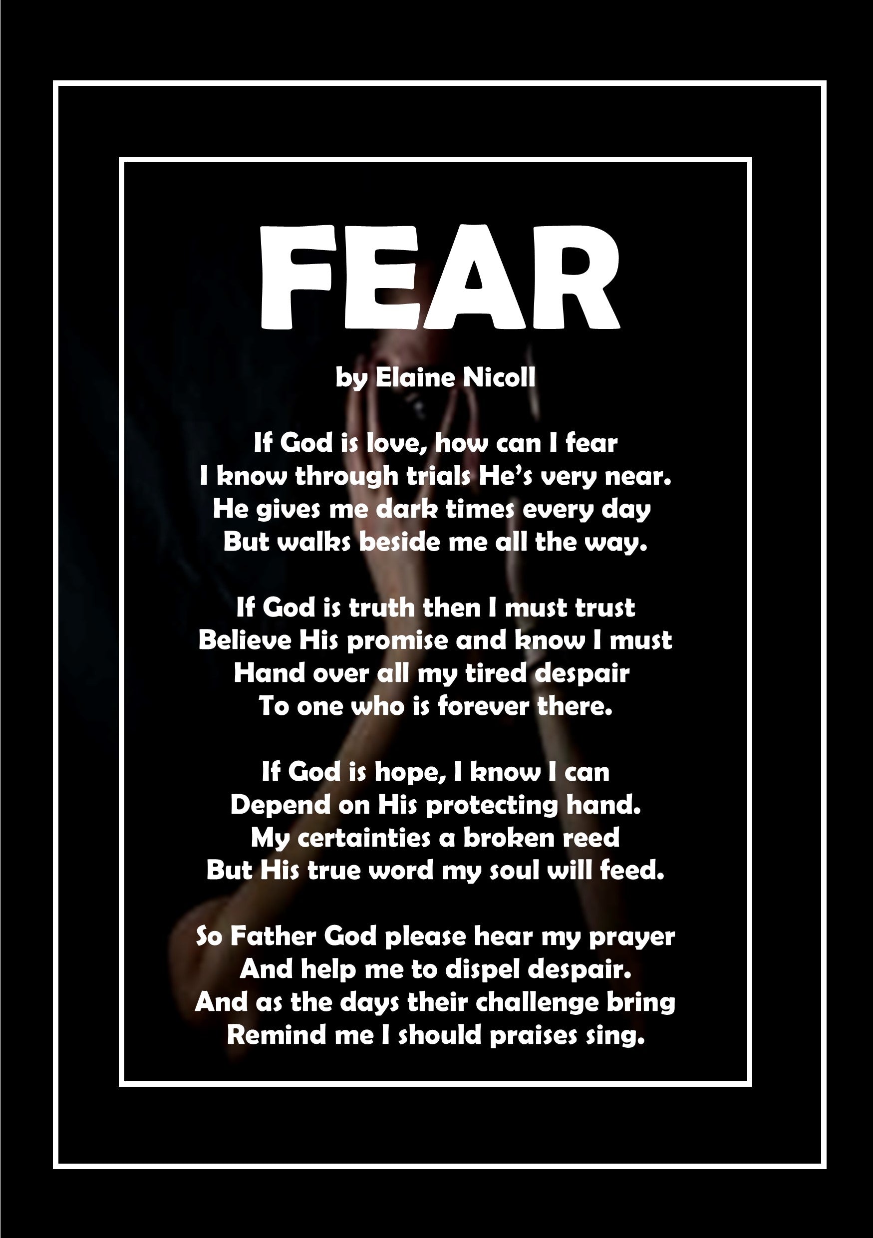 Fear: A poem – The Open Bible Trust