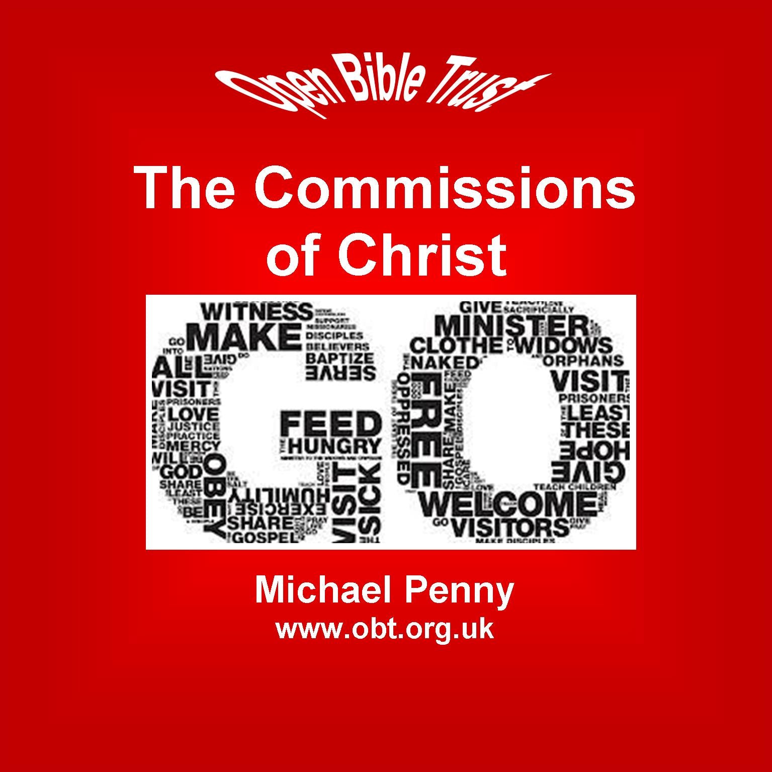 The Commissions of Christ – The Open Bible Trust