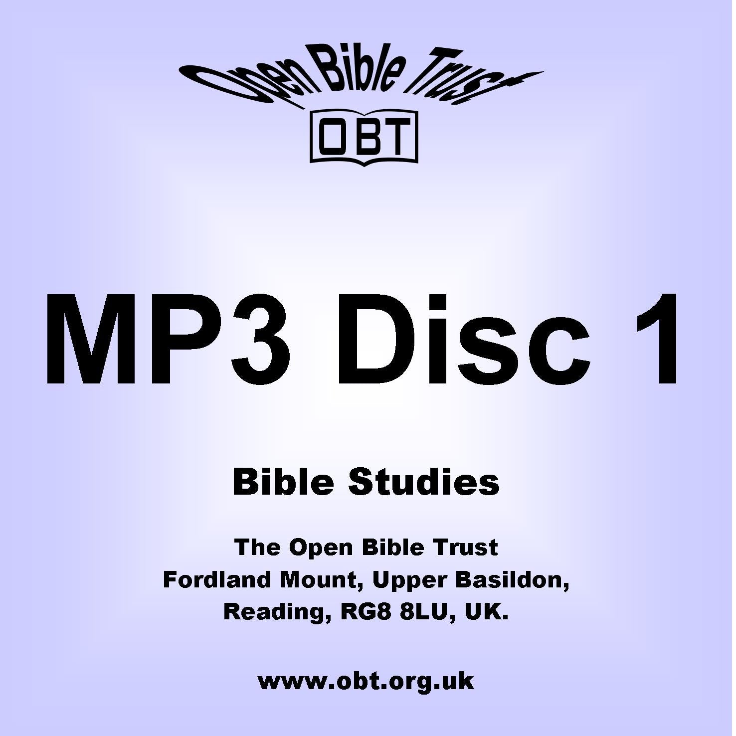 Disc 1 - 75 Studies – The Open Bible Trust