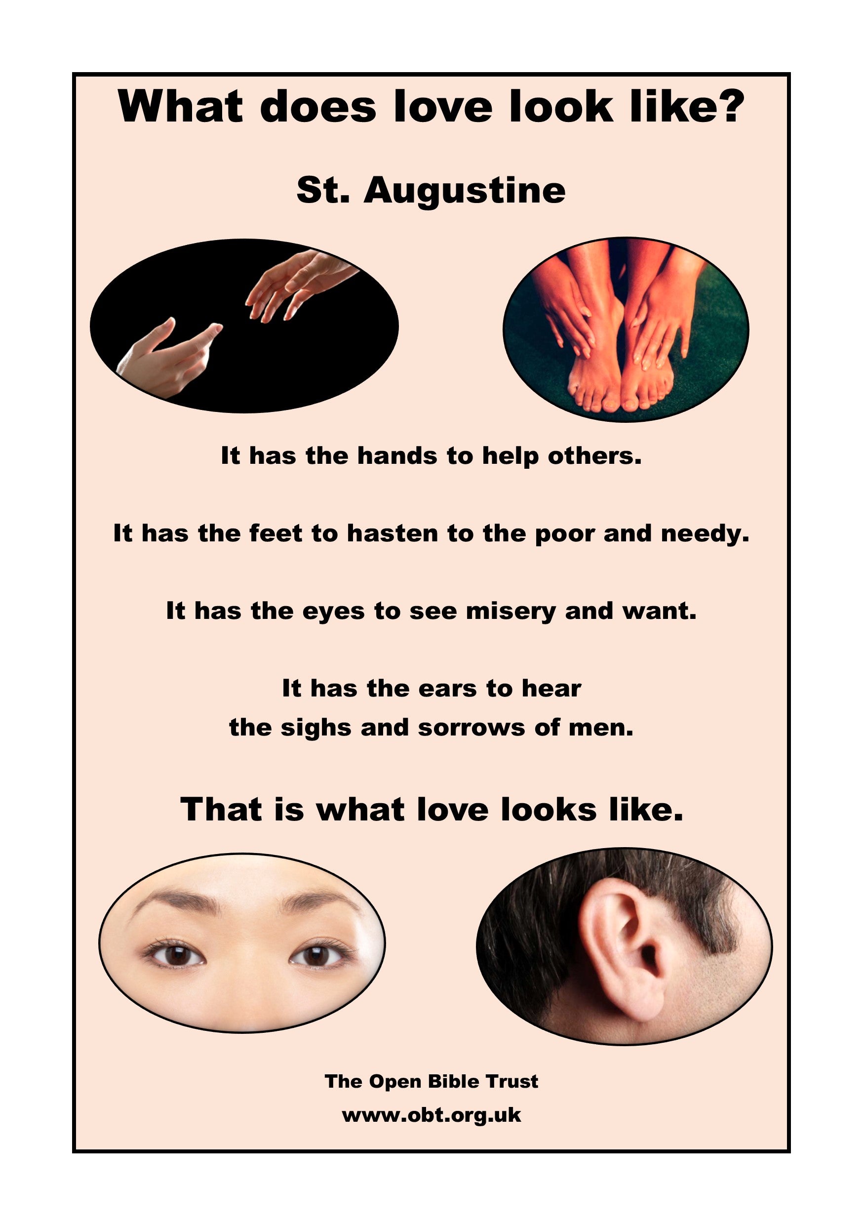 What does Love look like? – The Open Bible Trust