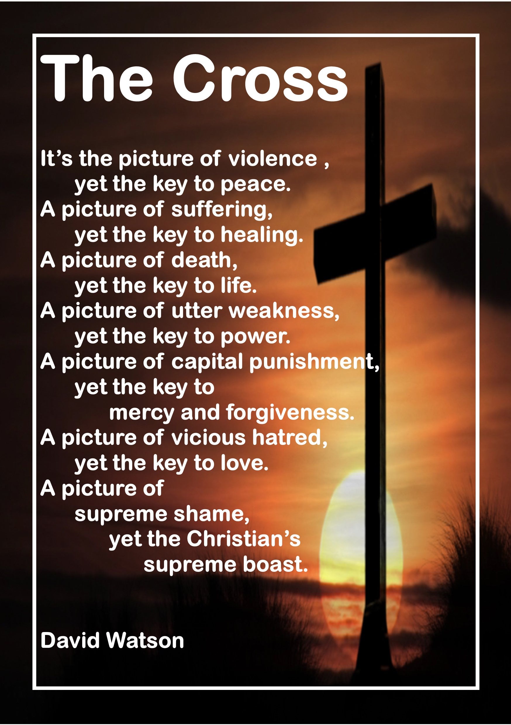 The Cross – The Open Bible Trust